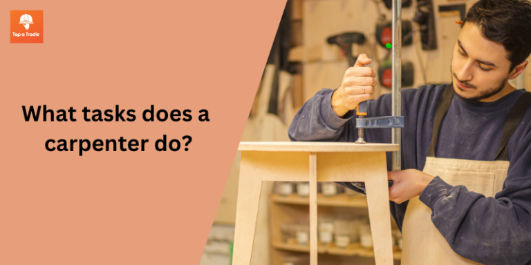 What are common carpentry tasks?